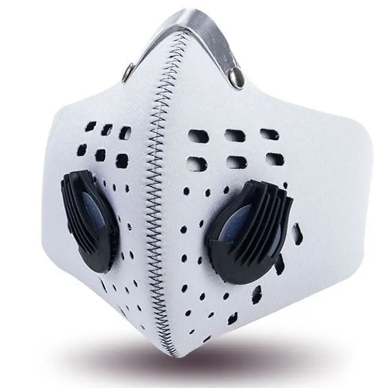 Anti-Pollution Sport Mask - Neoprene, N99 Filtration, Double Valves ...