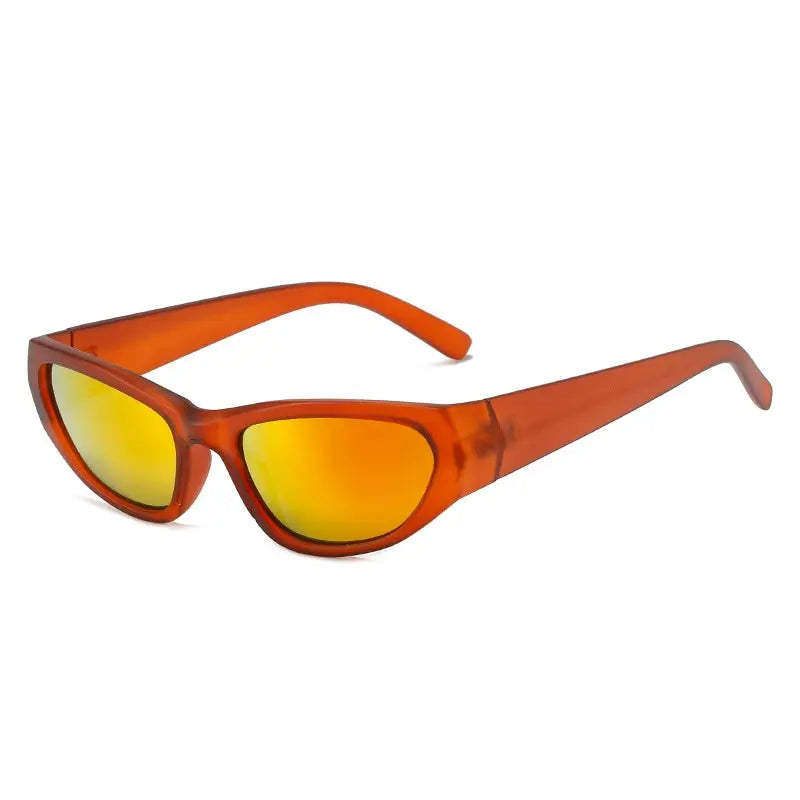 Cyber Slayers - Silver Futuristic Wrap Around Sunglasses Mirrored ...